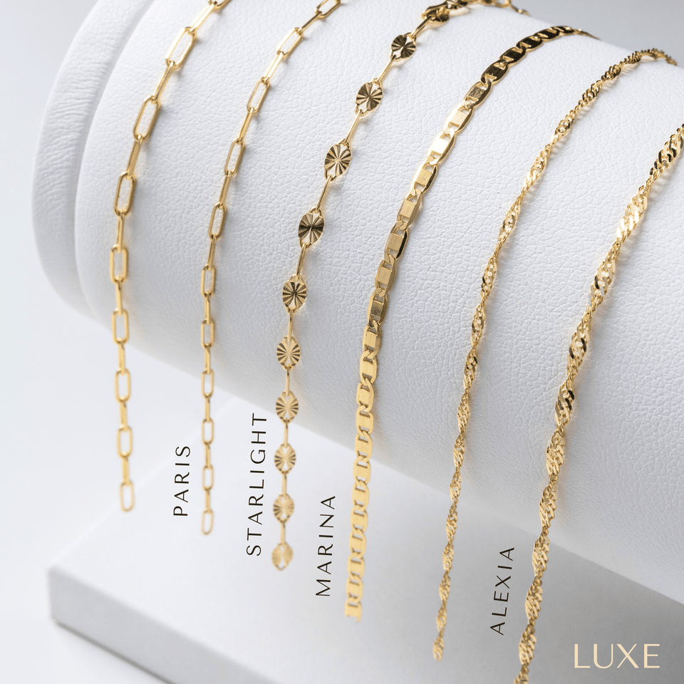 14K Gold Luxe - Permanent Jewelry – Golden Bond