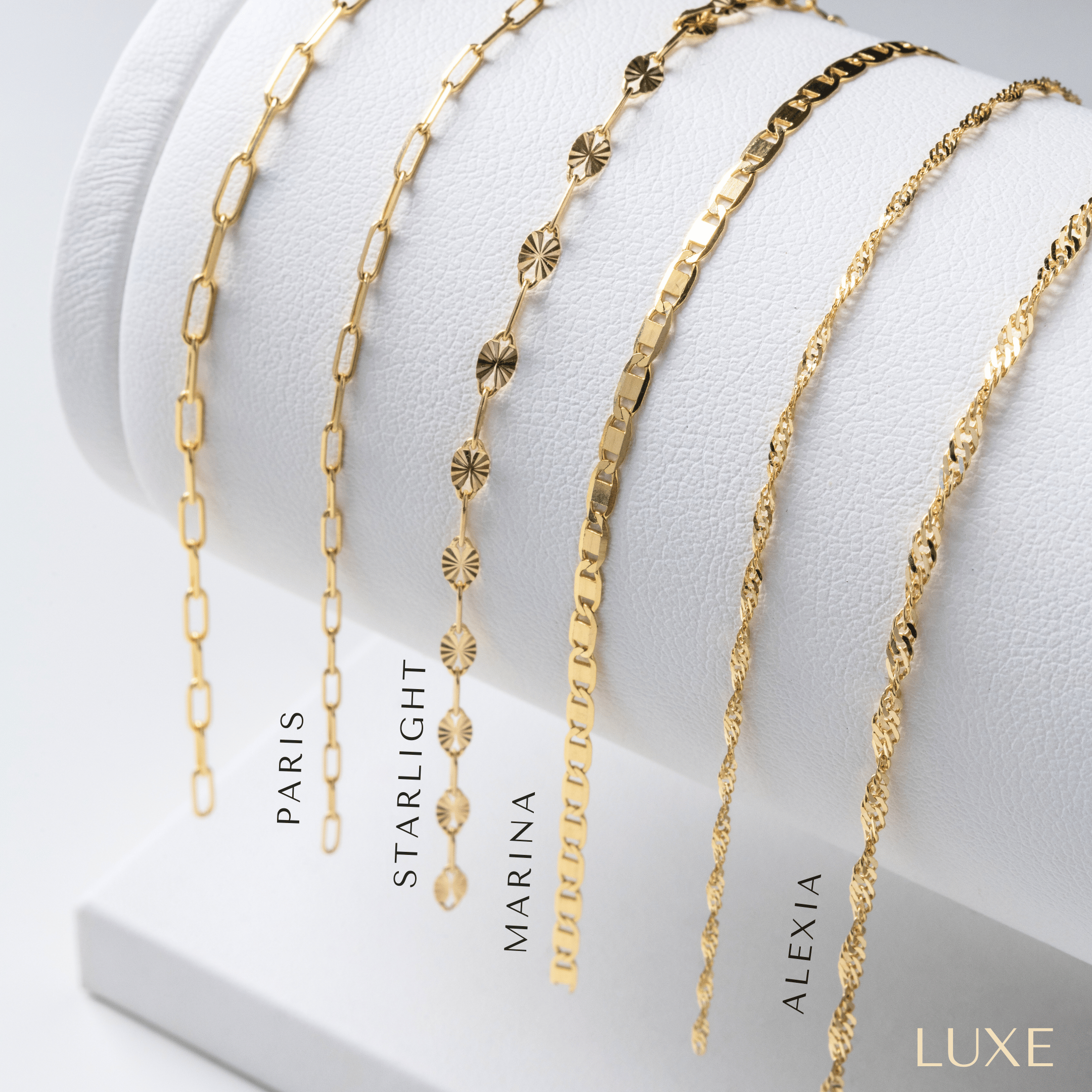 Bracelets - 14k Solid Gold | Luxe – Golden Bond