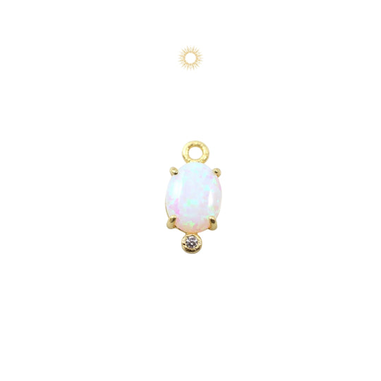 Opalite Sky - Necklace Charm – Golden Bond