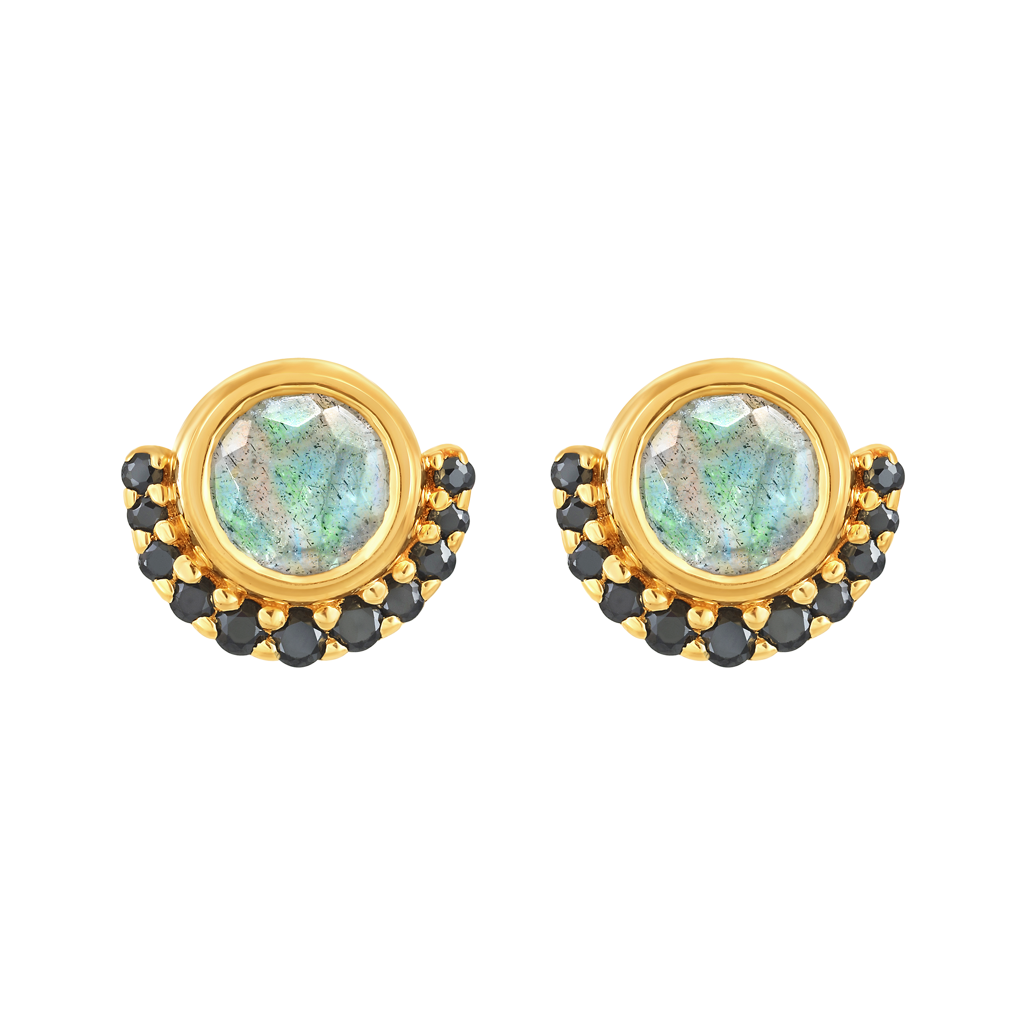 Lunar Eclipse Studs – Golden Bond